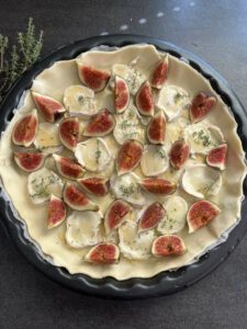 Feigen Tarte mit Ziegenkäse - passion patisserie