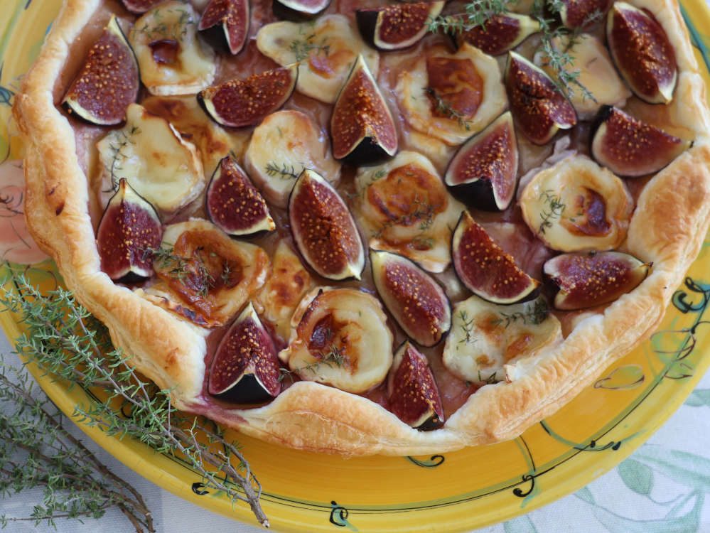 Feigen Tarte mit Ziegenkäse - passion patisserie